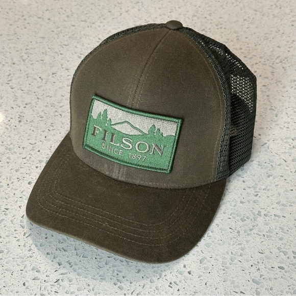 Filson | Accessories | Filson Logger Mesh Cap Adjustable Hat In Otter ...